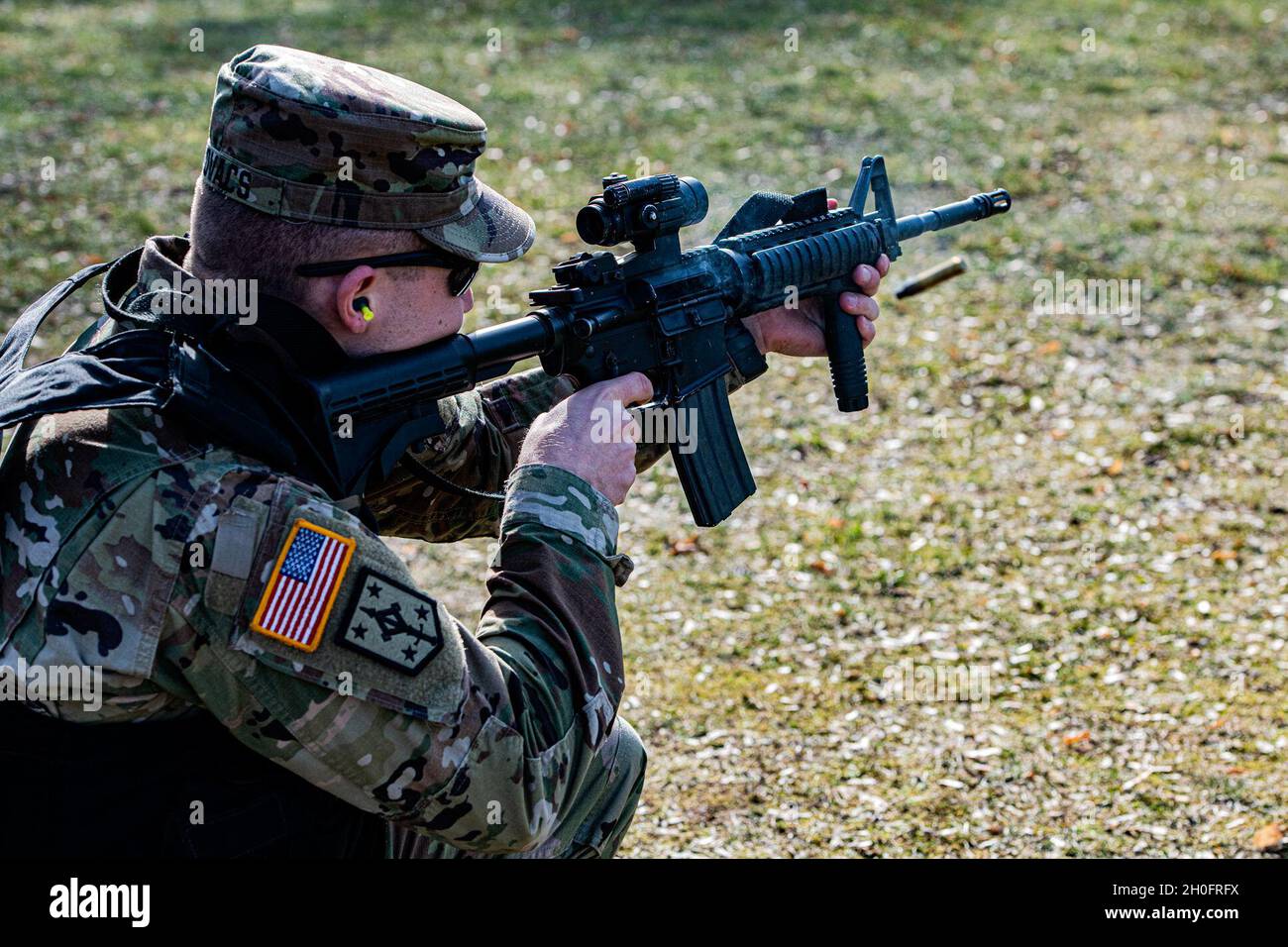 U.S. Army Staff Sgt. Matthew Kovacs, squad leader assigned to 529th ...