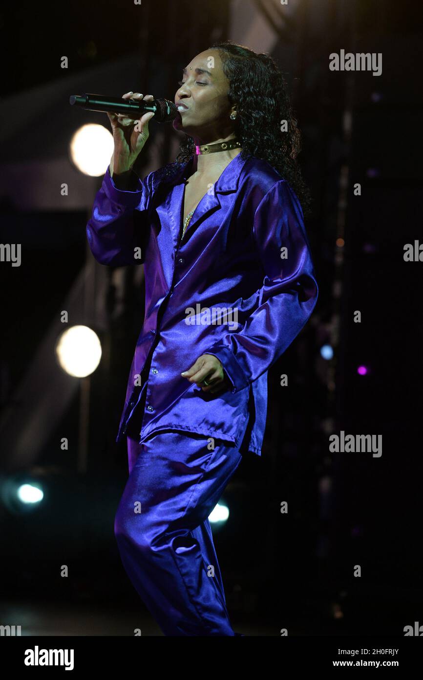 Miami - FL - 20210927 TLC perform at the FPL Solar Amphitheater at ...