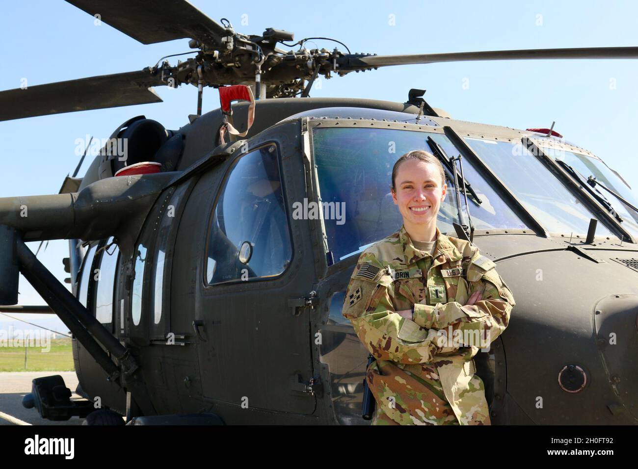 U.S. Army 1st Lt. Claudia Morin is a UH-60 Black Hawk pilot but ...