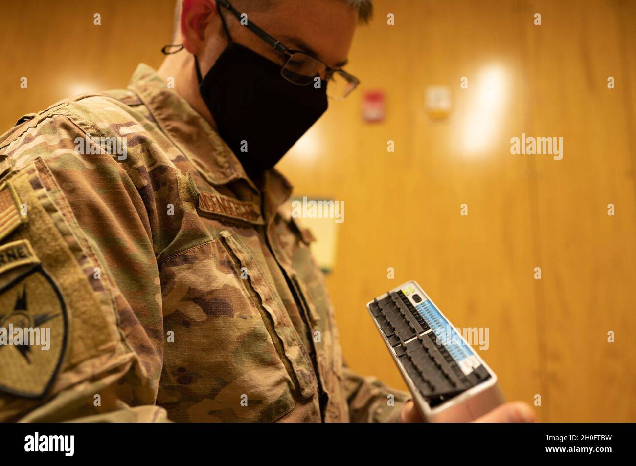 U.S. Air Force Tech. Sgt. Jesse Spangenberger, a cyber transport ...
