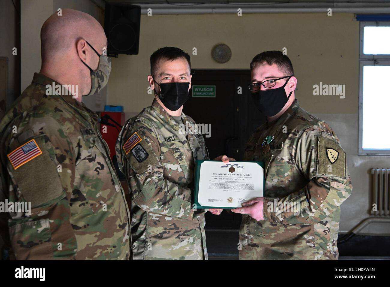 Alaska Army National Guard Specialist Hunter Mains, 297th Regional ...