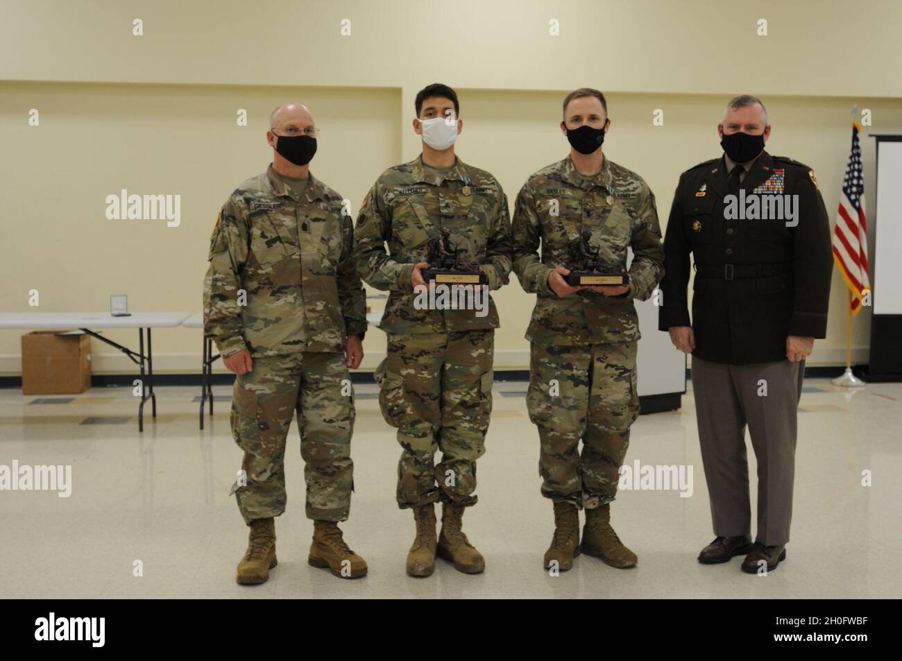 Brig. Gen. Joseph A. Marsiglia and Command Sgt. Maj. Robert L. Gessler ...