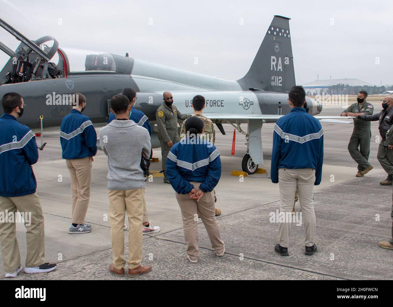 Major Dean Hall, from Joint Base San Antonio, answers questions from ...