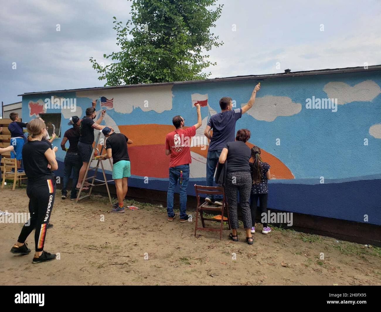 On September 5, 2020, U.S. Army Soldiers from Base Camp Powidz came ...