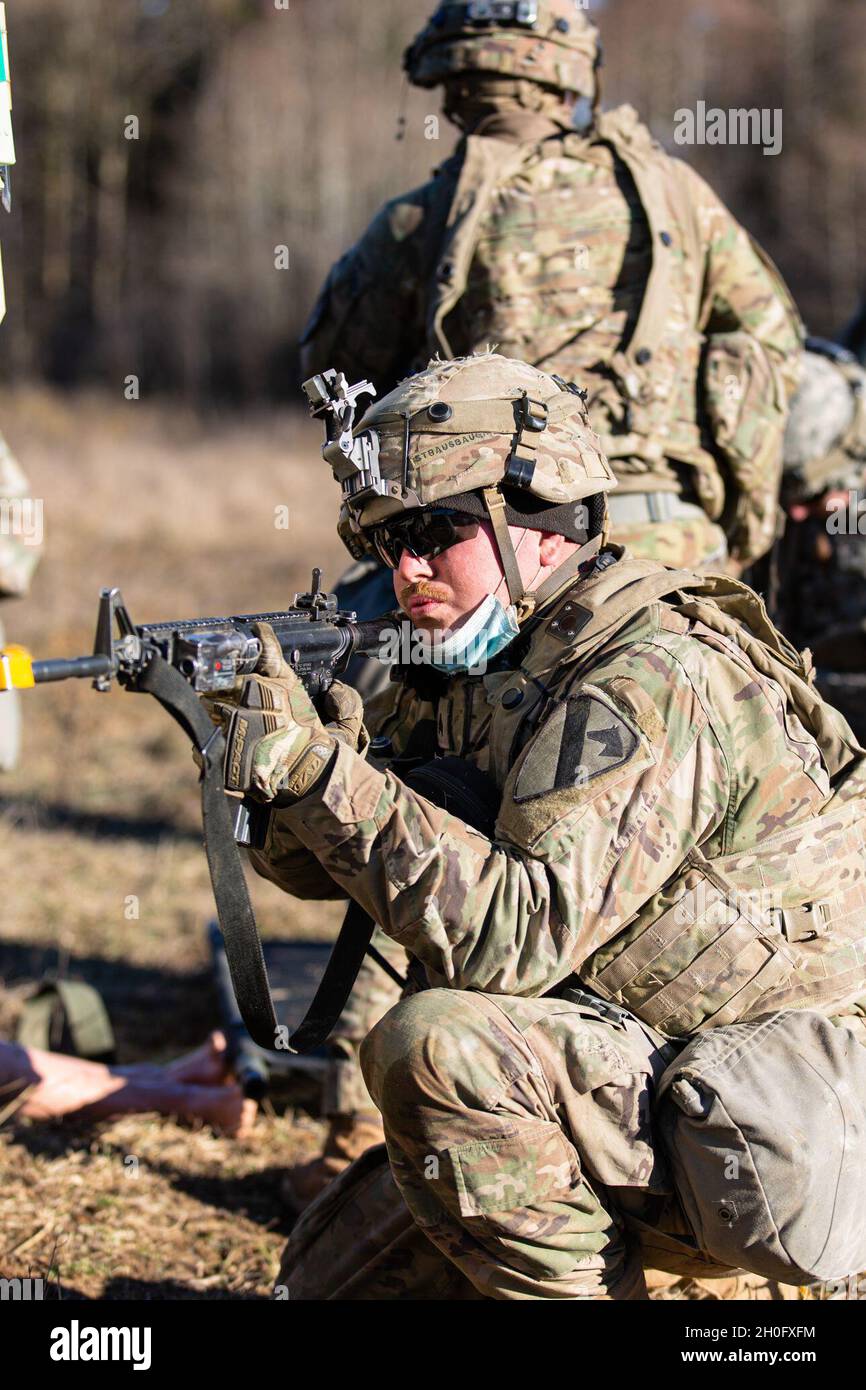 A U.S. Soldier from 115th Brigade Support Battalion, 1st Armored ...