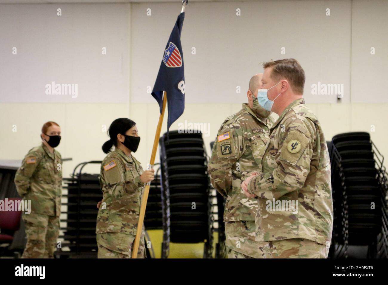 Col. Robert Portway, brigade commander, of the 644th Regional Support ...