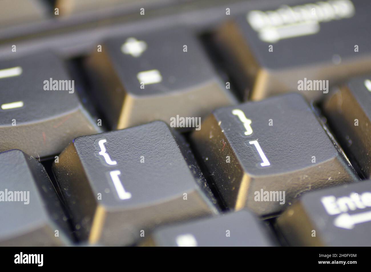 Closeup of the computer keyboard Stock Photo - Alamy