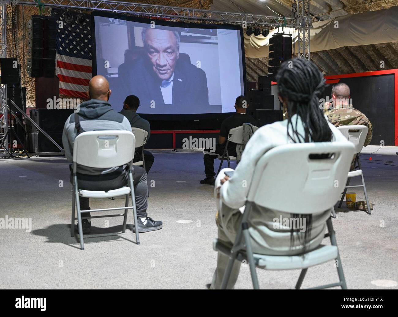 U.S. Air Force Maj. Gen. Alfred Flowers, who retired in 2011, addresses ...