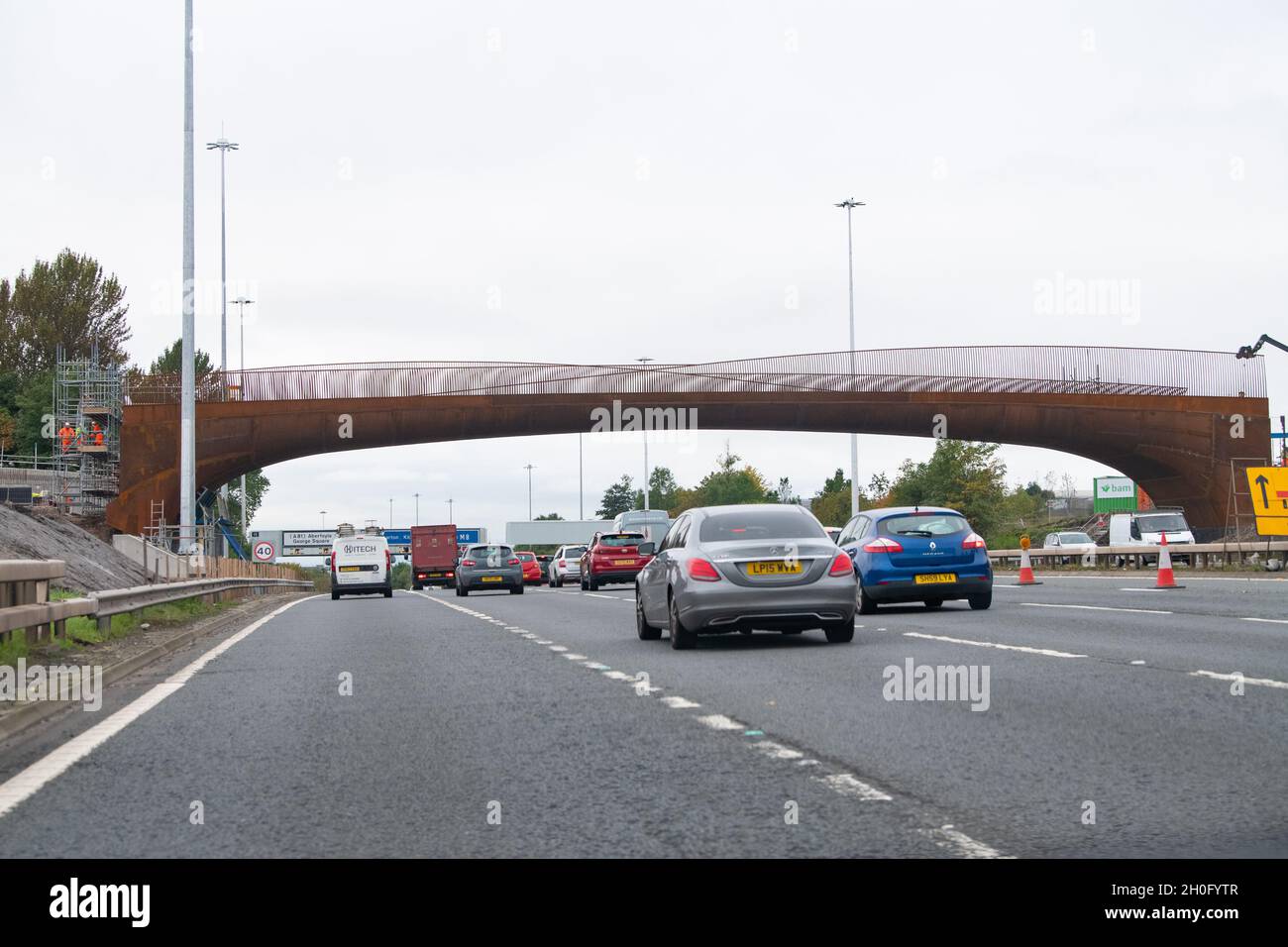 Glasgow motorway bridge hi-res stock photography and images - Alamy