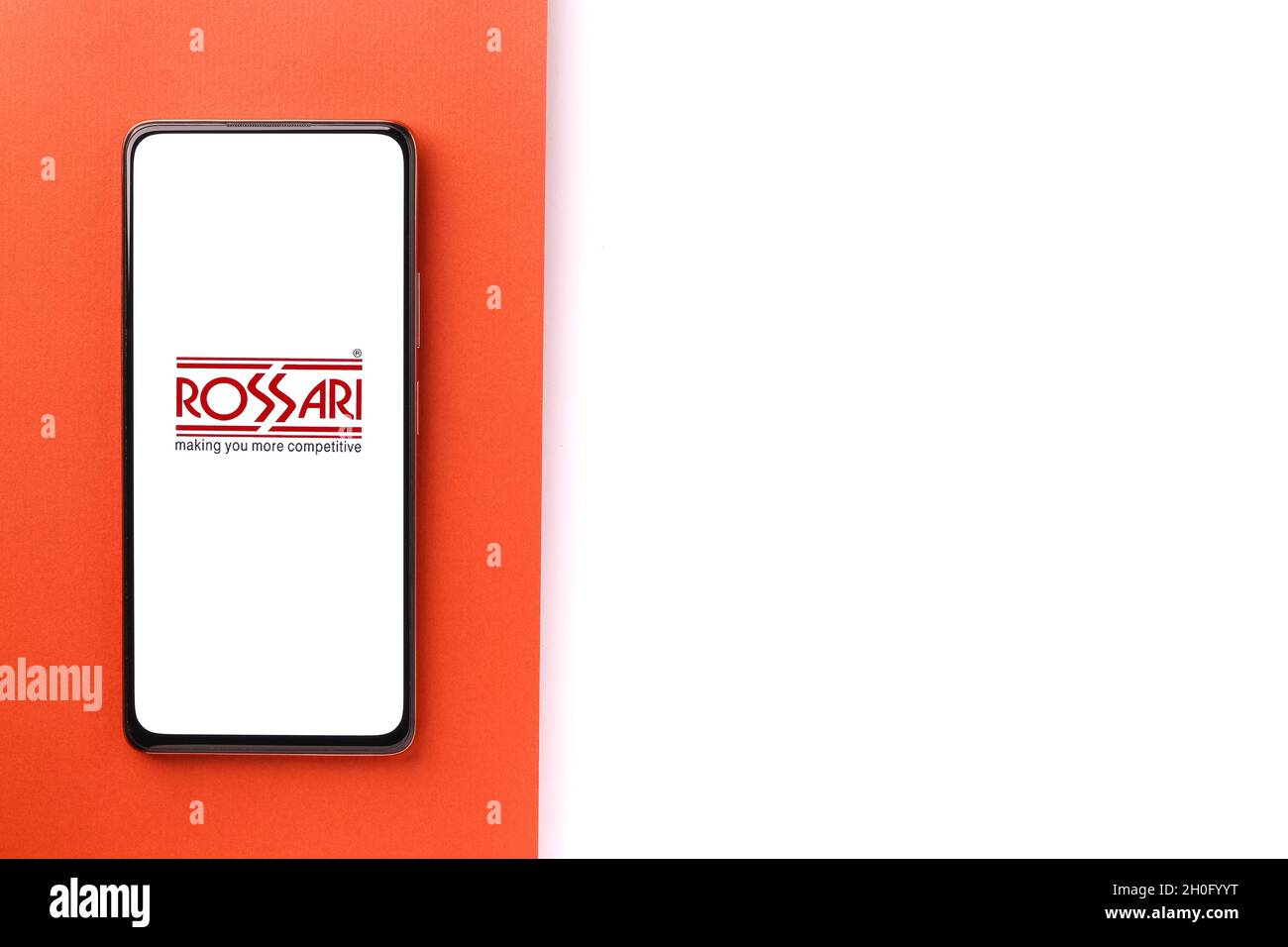 West Bangal, India - October 09, 2021 : Rossari Biotech logo on phone ...