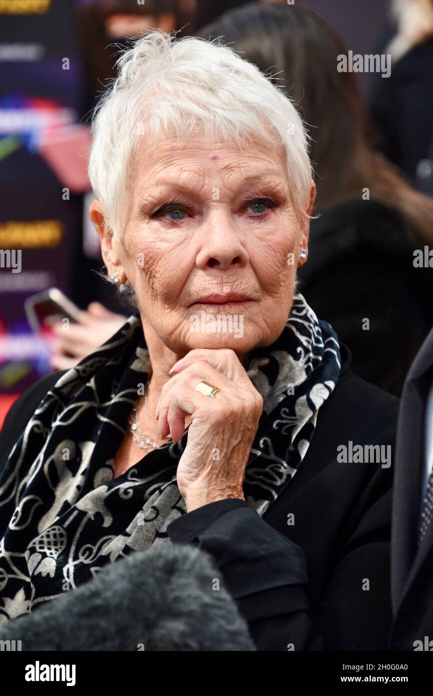London, UK. Dame Judi Dench. "Belfast" - American Airlines Gala, BFI ...