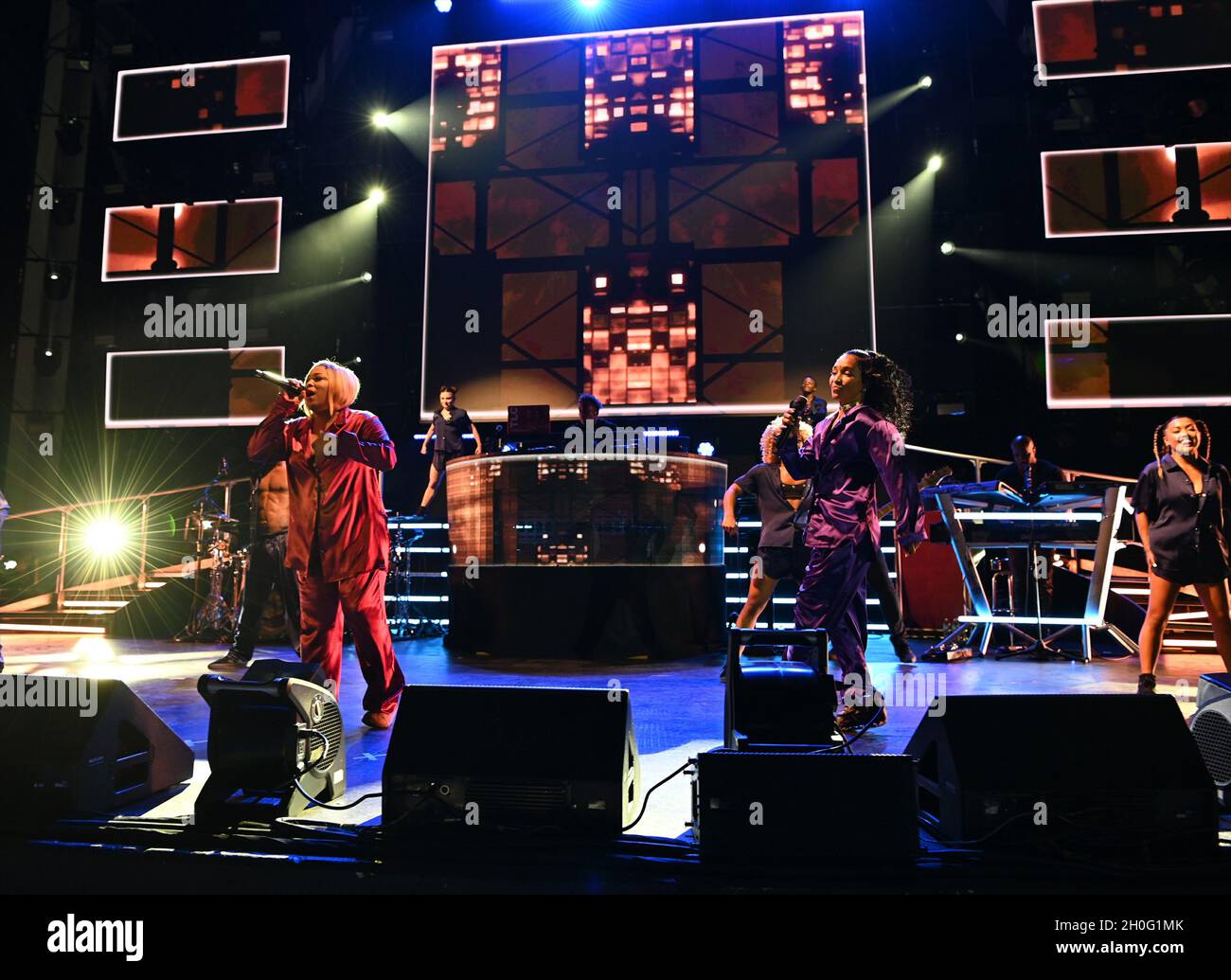 Miami - FL - 20210927 TLC perform at the FPL Solar Amphitheater at ...