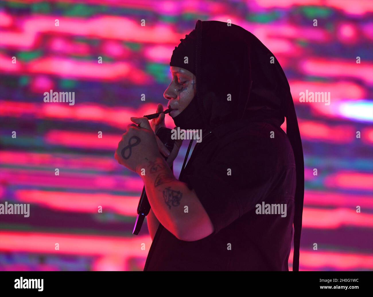 Miami - FL - 20210919 Trippie Redd performs during the Tripp at Knight ...