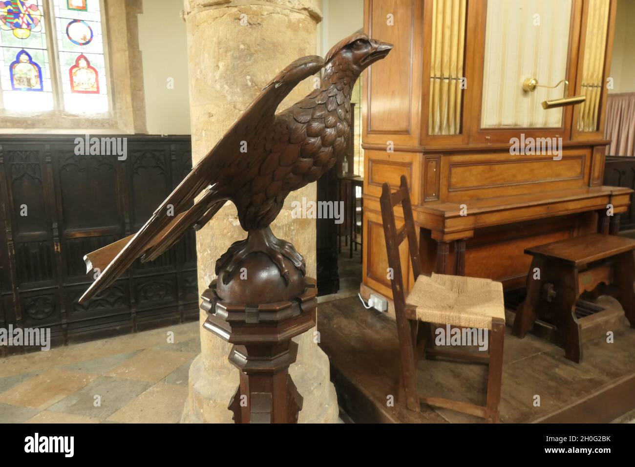 Fawsley Church St Marys stained glass from Sulgrave Manor and ...