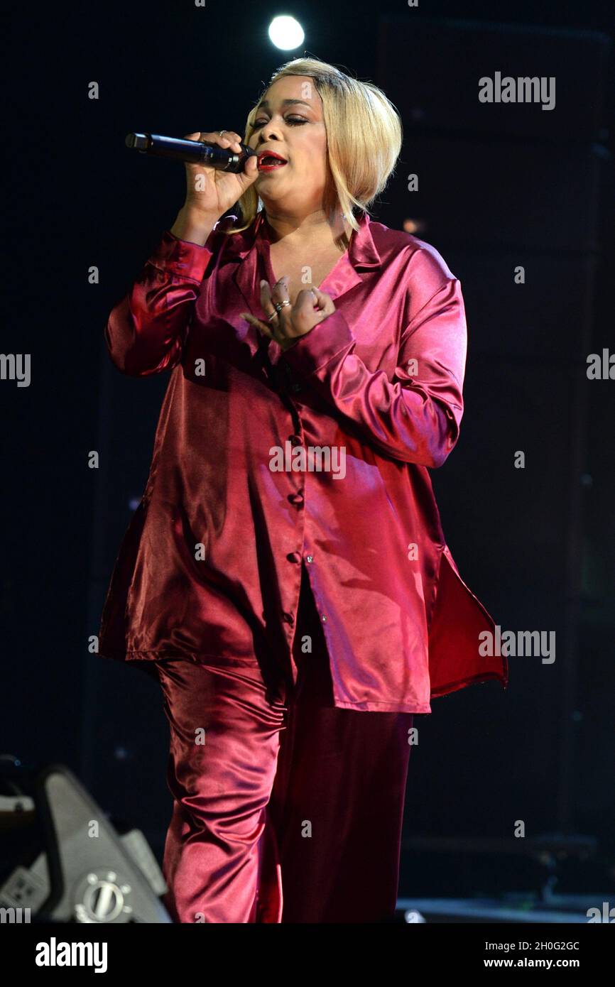 Miami - FL - 20210927 TLC perform at the FPL Solar Amphitheater at ...