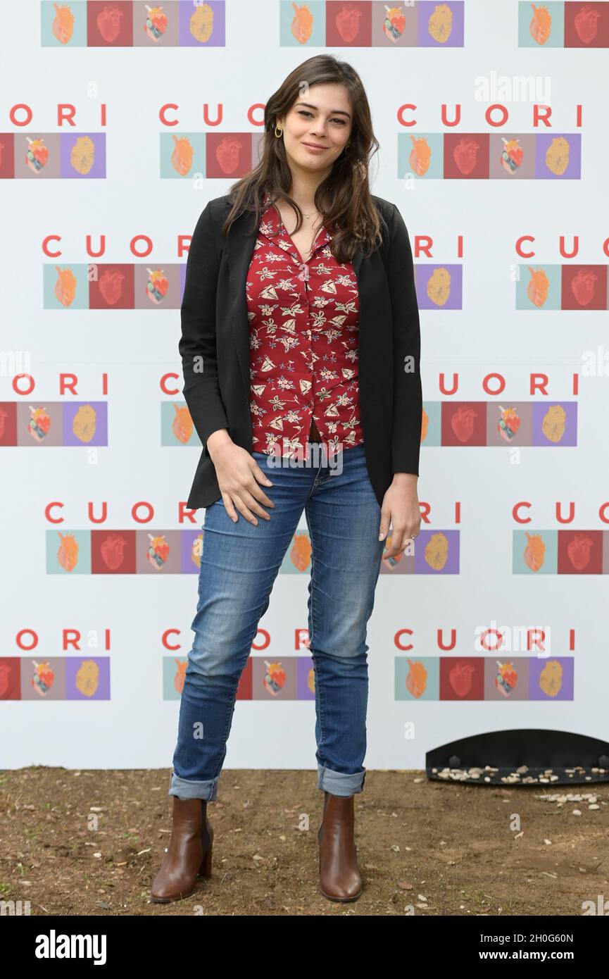 Neva Leioni attends the photocall of Rai fiction Cuori at Casa del ...