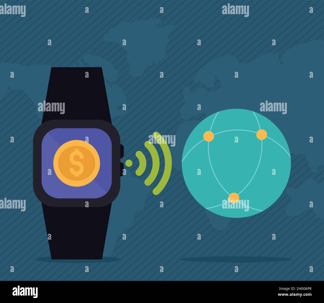 Global sphere mobile banking hi-res stock photography and images - Alamy