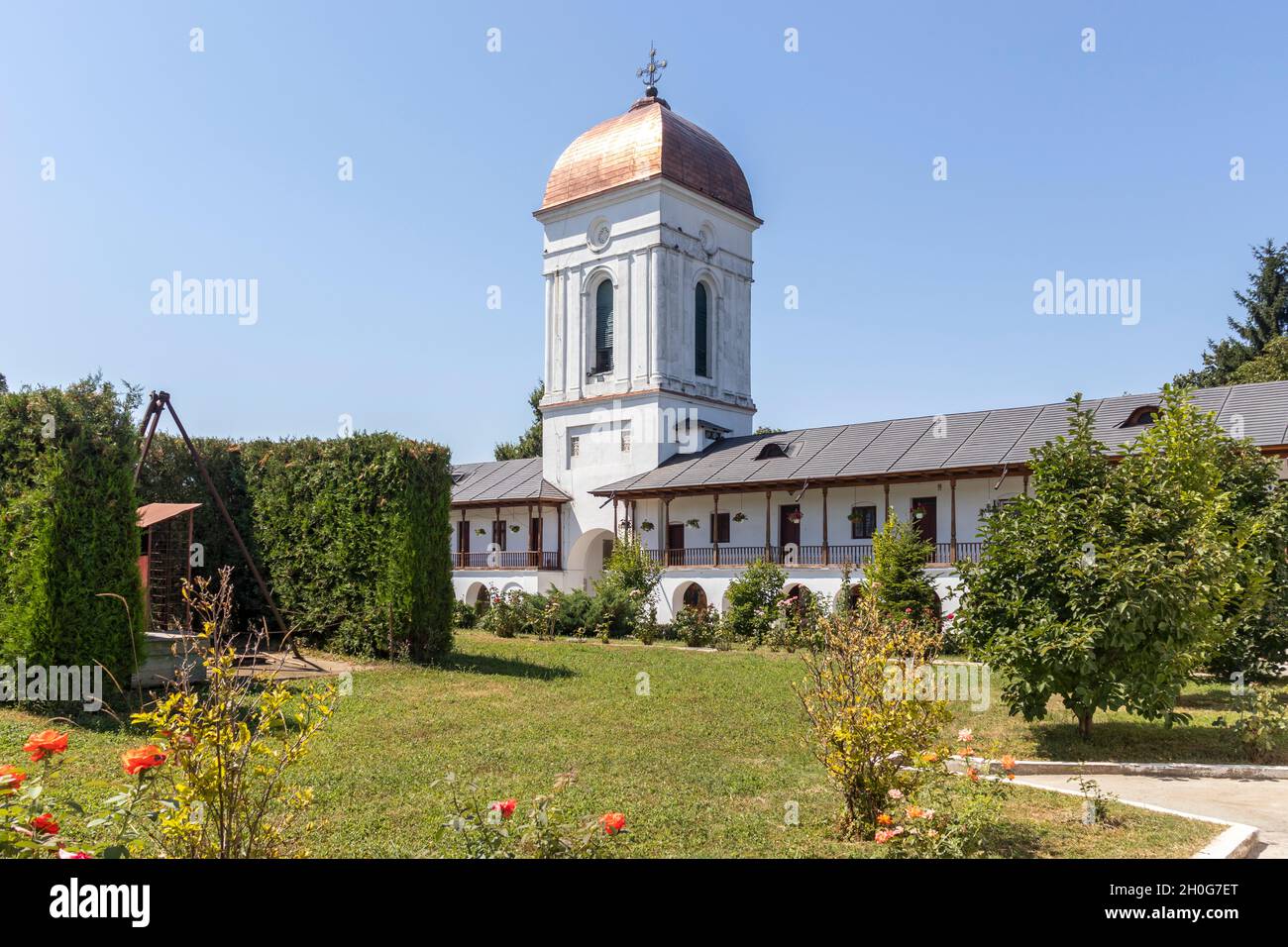 Medieval Cernica Monastery near city of Bucharest, Romania Stock Photo ...