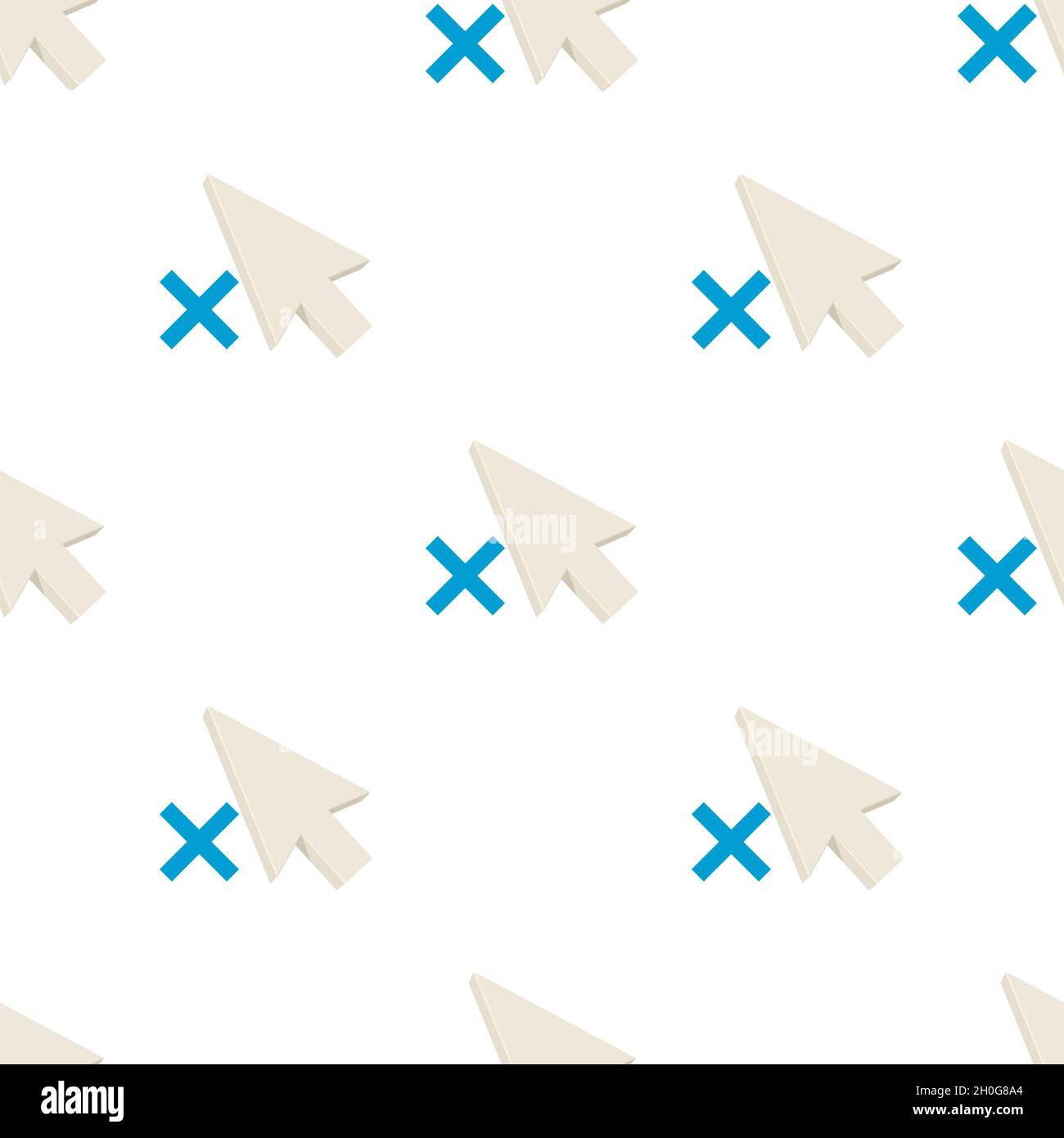 Not working pointer pattern seamless background texture repeat wallpaper geometric vector Stock ...