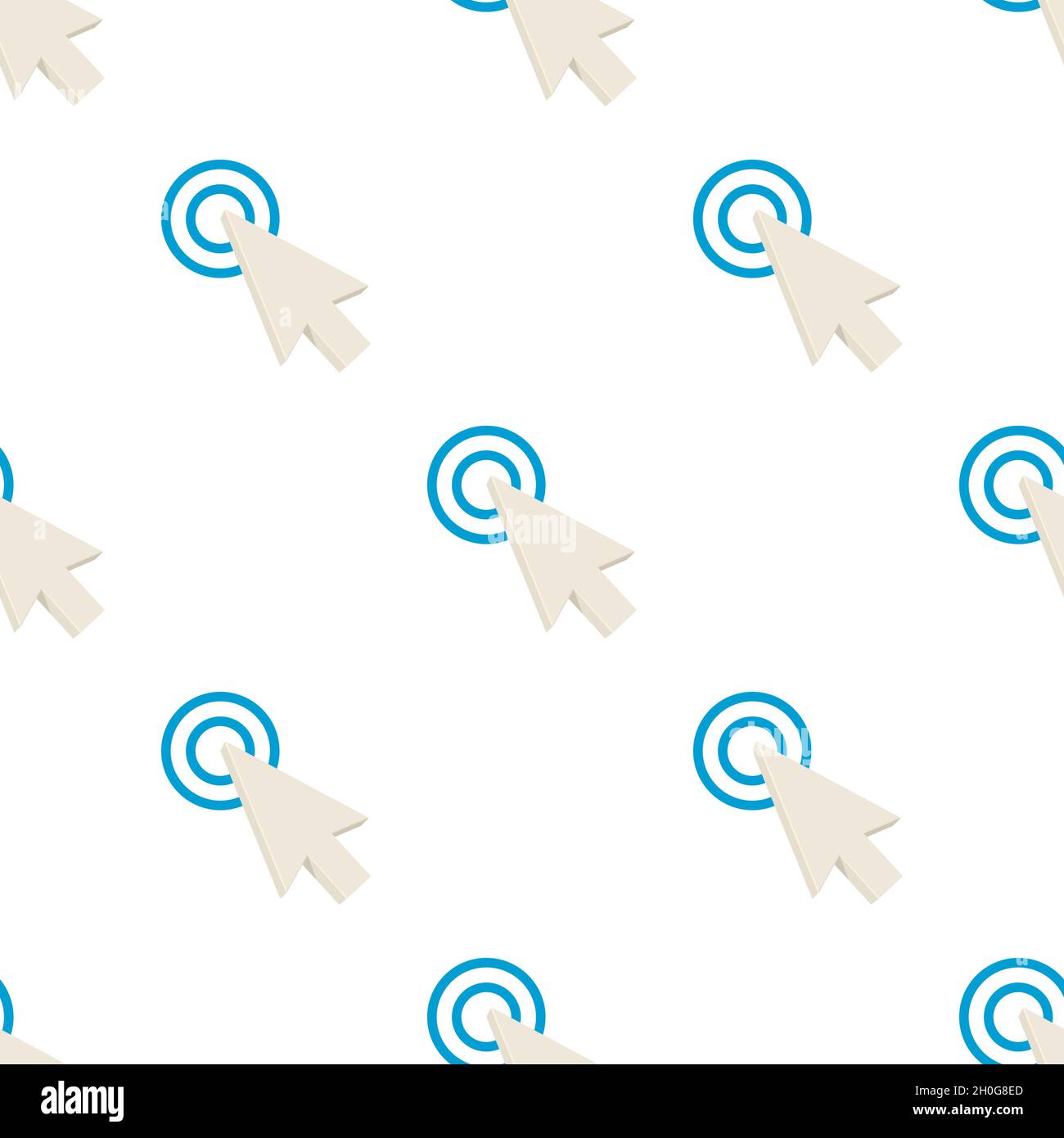 Screen pointer pattern seamless background texture repeat wallpaper geometric vector Stock ...