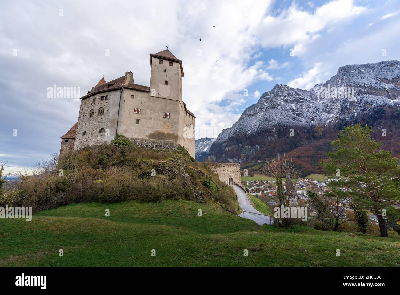 Gutenberg Castle - Balzers, Liechtenstein Stock Photo - Alamy
