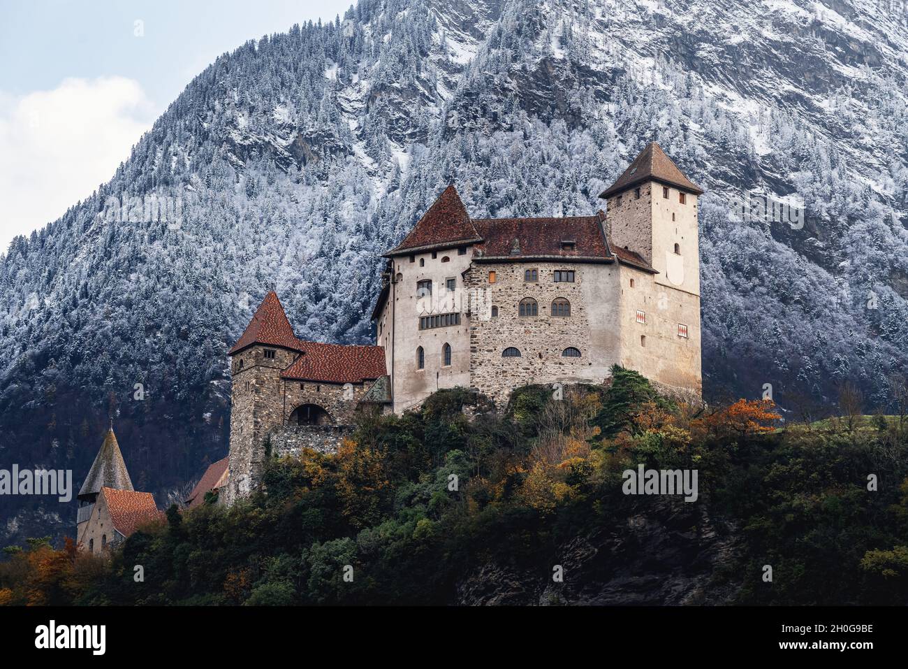 Gutenberg Castle - Balzers, Liechtenstein Stock Photo - Alamy