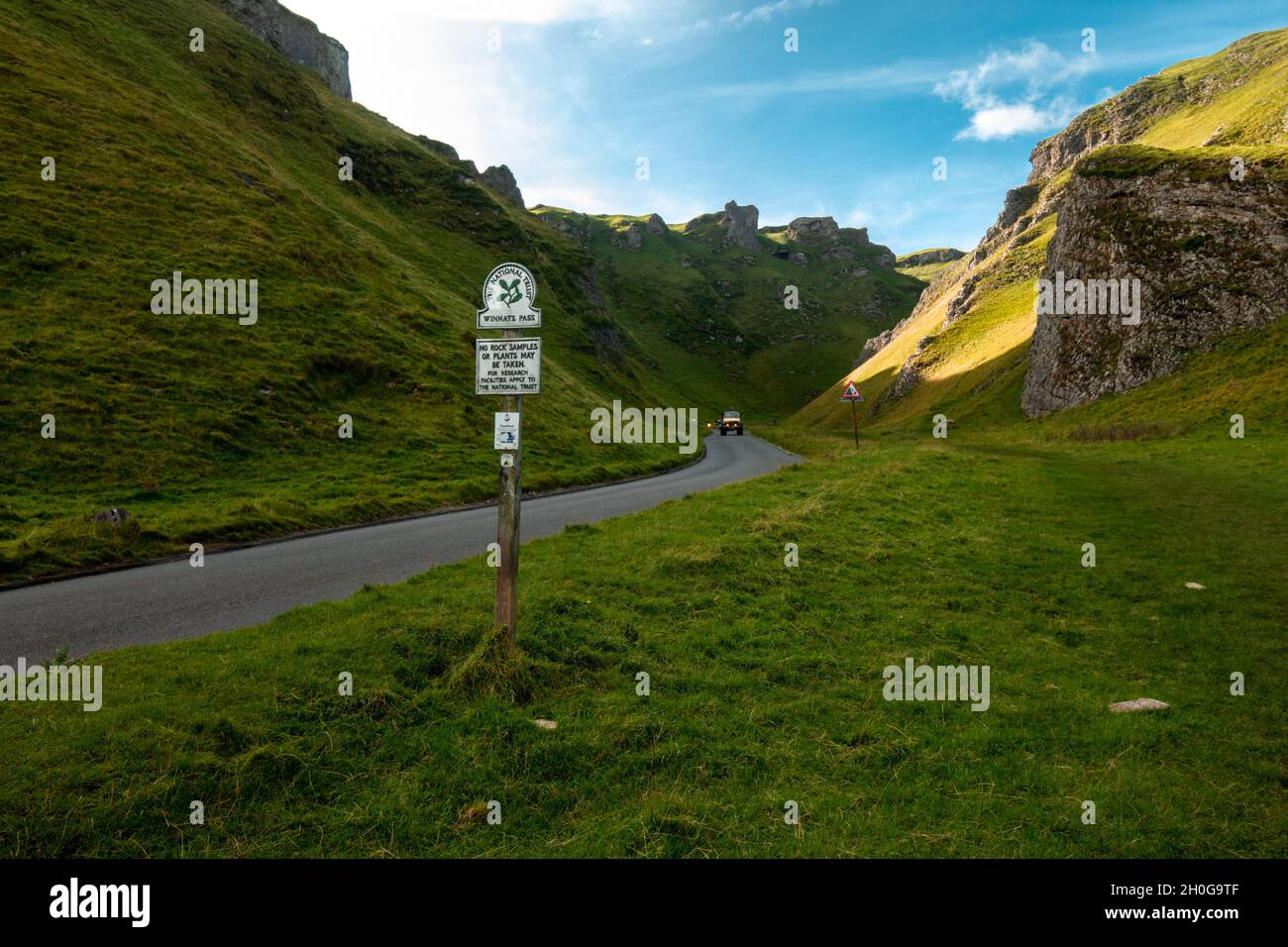 Winnats Pass in National Park Peak District in England ,UK 2021 Stock ...