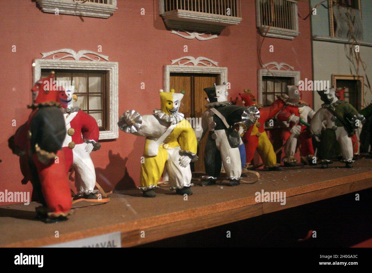 A diorama of a Bolivian carnival in a museum in La Paz Stock Photo - Alamy