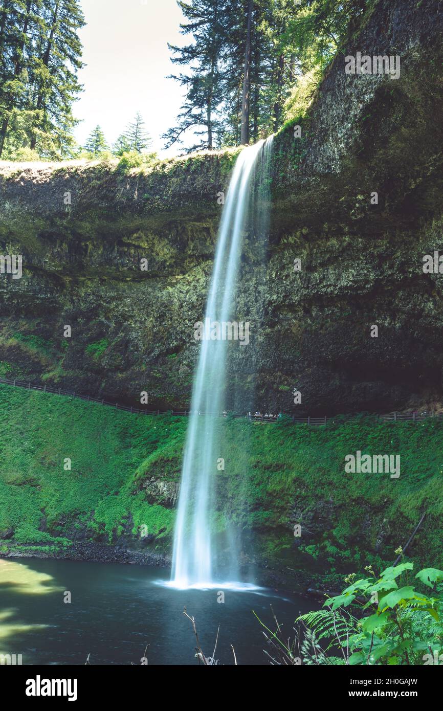 South Falls in the Silver Falls State Park, Oregon Stock Photo - Alamy