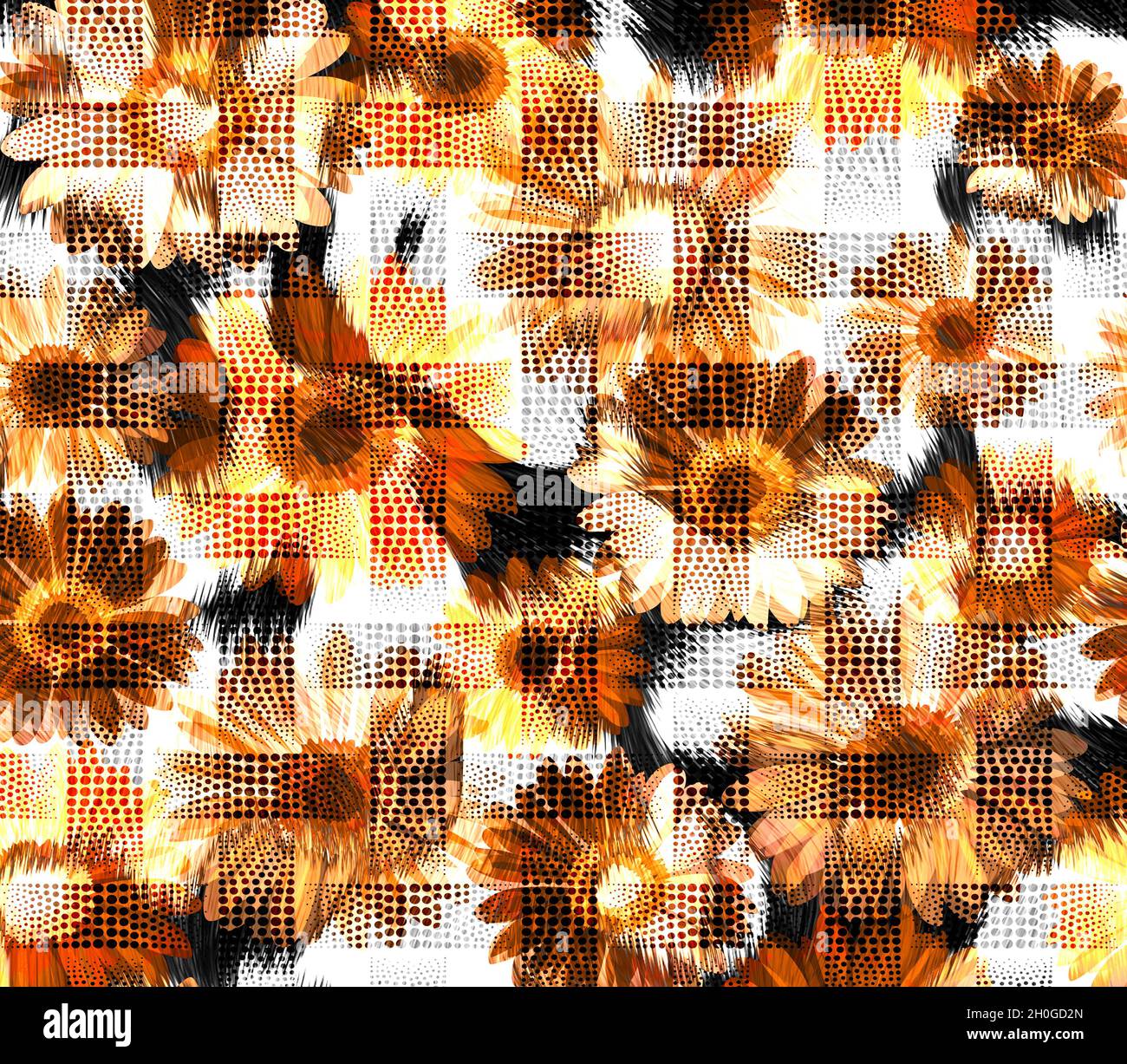 textile print patterns, modern mixed designs Stock Photo - Alamy