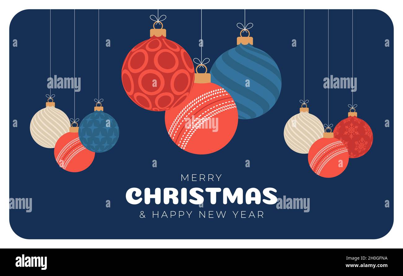 Cricket christmas greeting card. Merry Christmas and Happy New Year ...