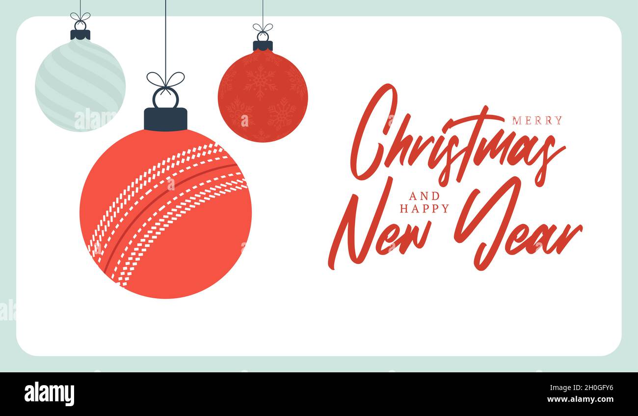 Cricket christmas greeting card. Merry Christmas and Happy New Year ...
