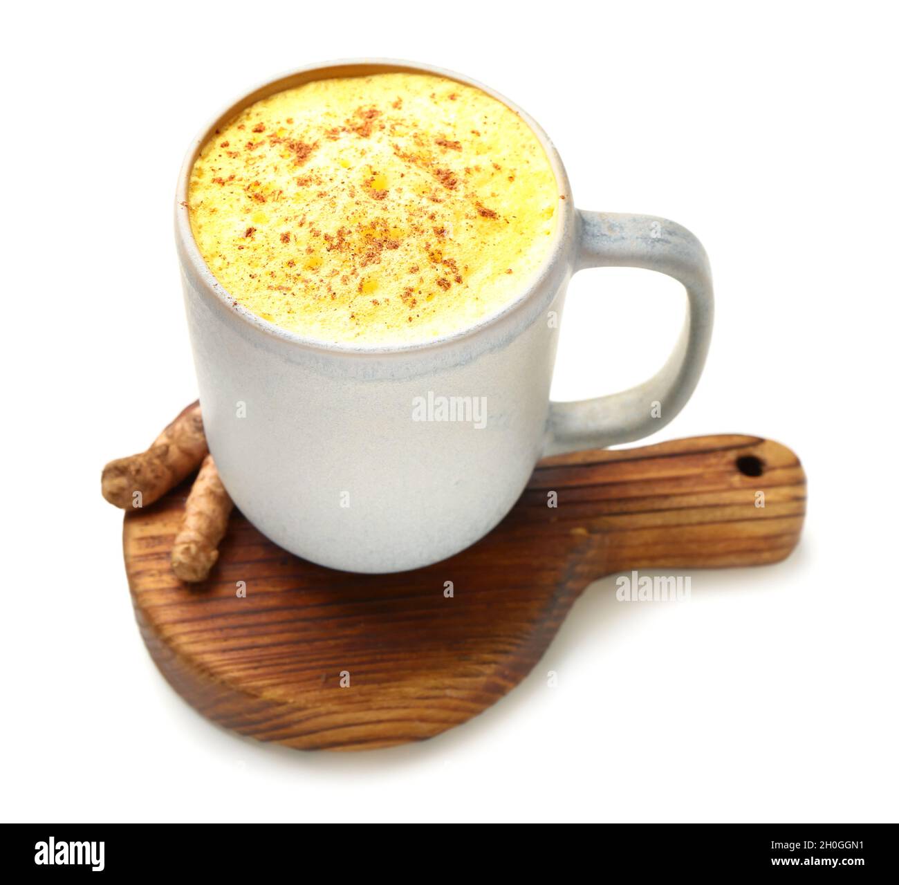 Golden turmeric milk Cut Out Stock Images & Pictures - Alamy