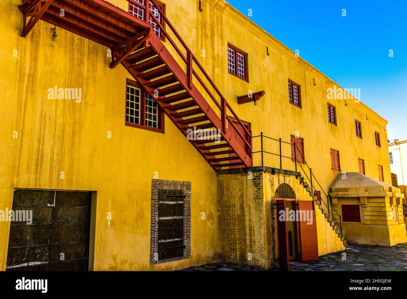 Interior of the Castle of Good Hope in Cape Town, South Africa, Africa ...
