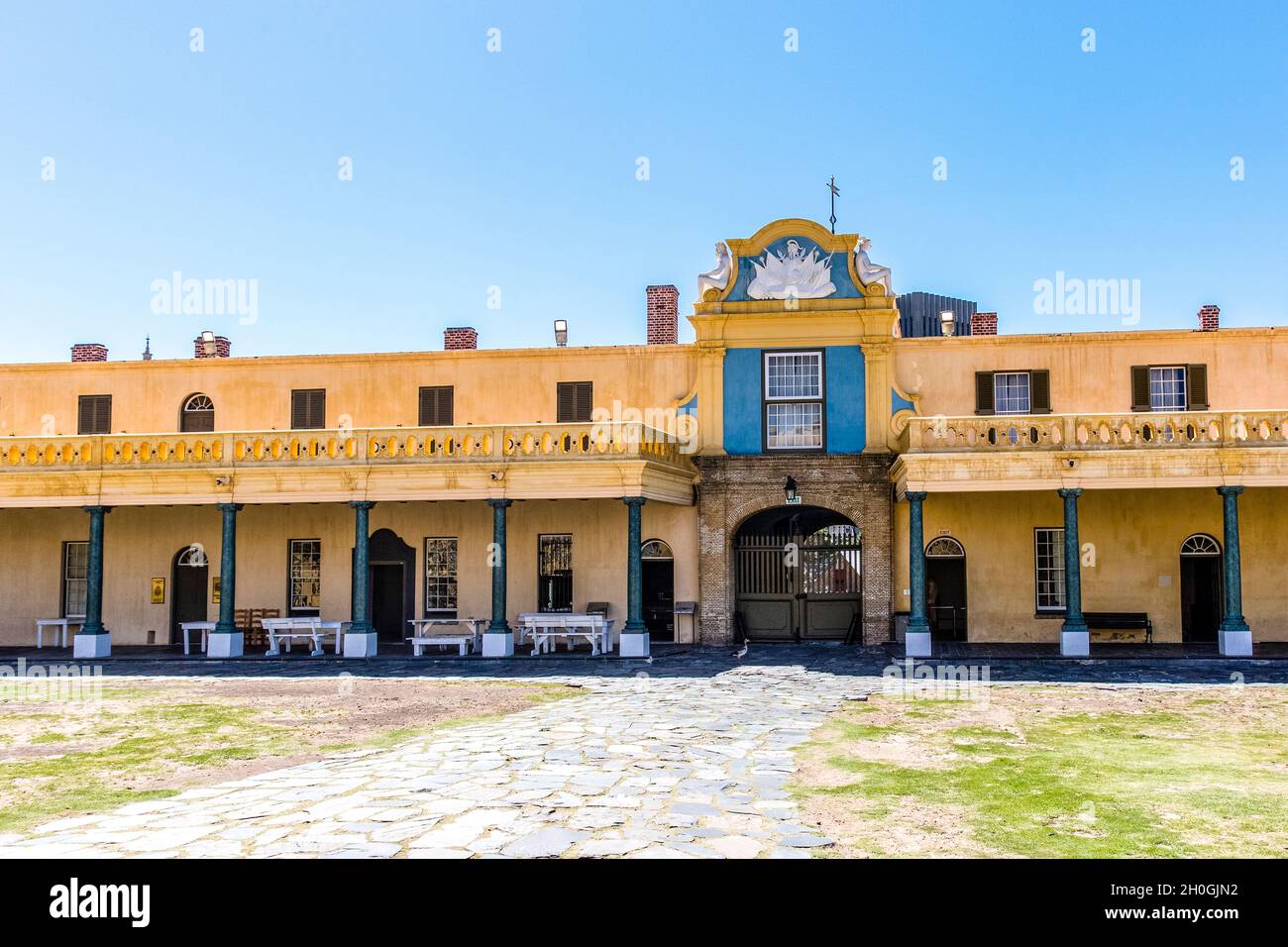 Interior of the Castle of Good Hope in Cape Town, South Africa, Africa ...