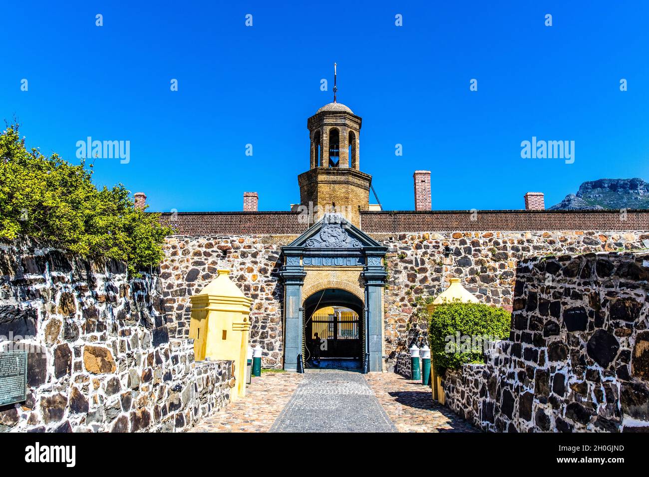 Entrance of the Castle of Good Hope in Cape Town, South Africa Stock ...