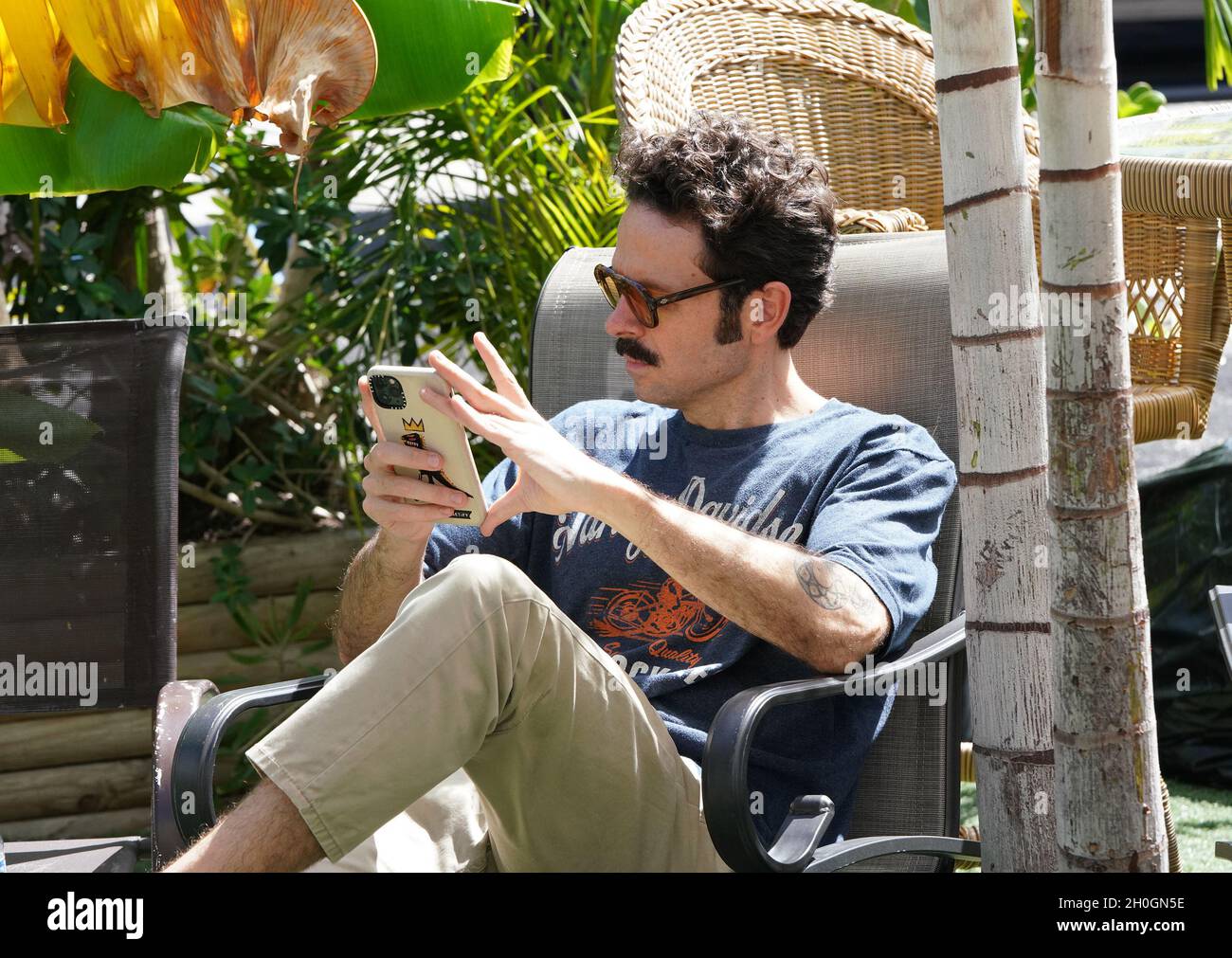 MIAMI, FL - OCT 12: Actor Jose Maria Torre is seen during the behind ...