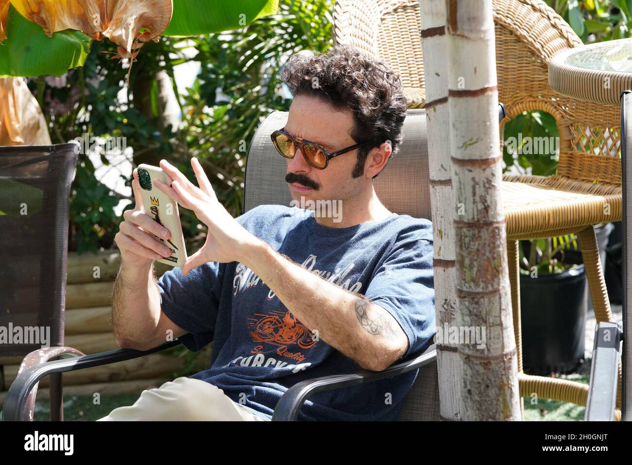 MIAMI, FL - OCT 12: Actor Jose Maria Torre is seen during the behind ...