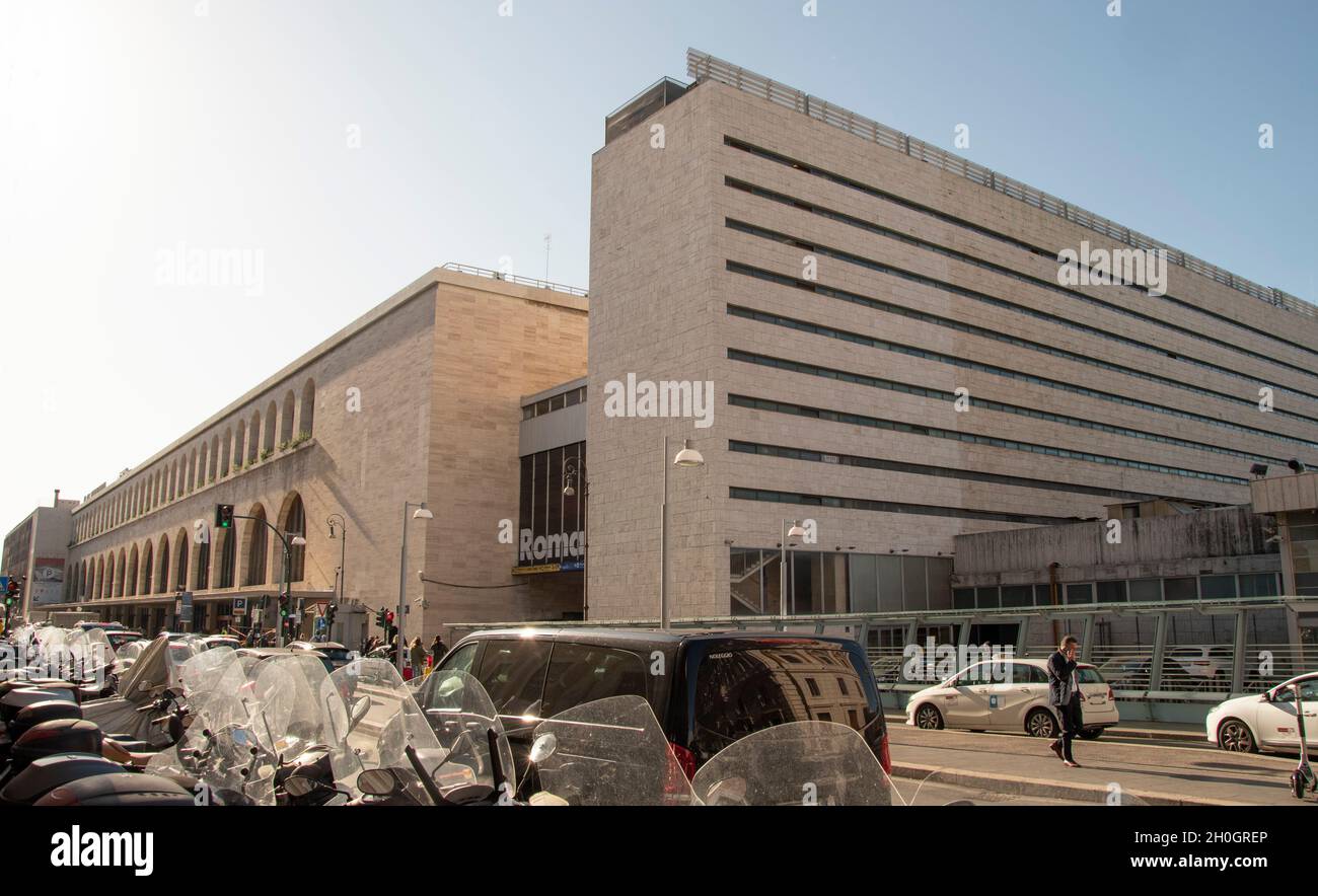 Termini Station, central railway station, public transportation, Rome ...