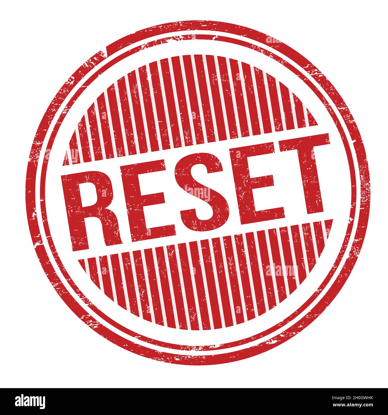 Reset stamp hi-res stock photography and images - Alamy