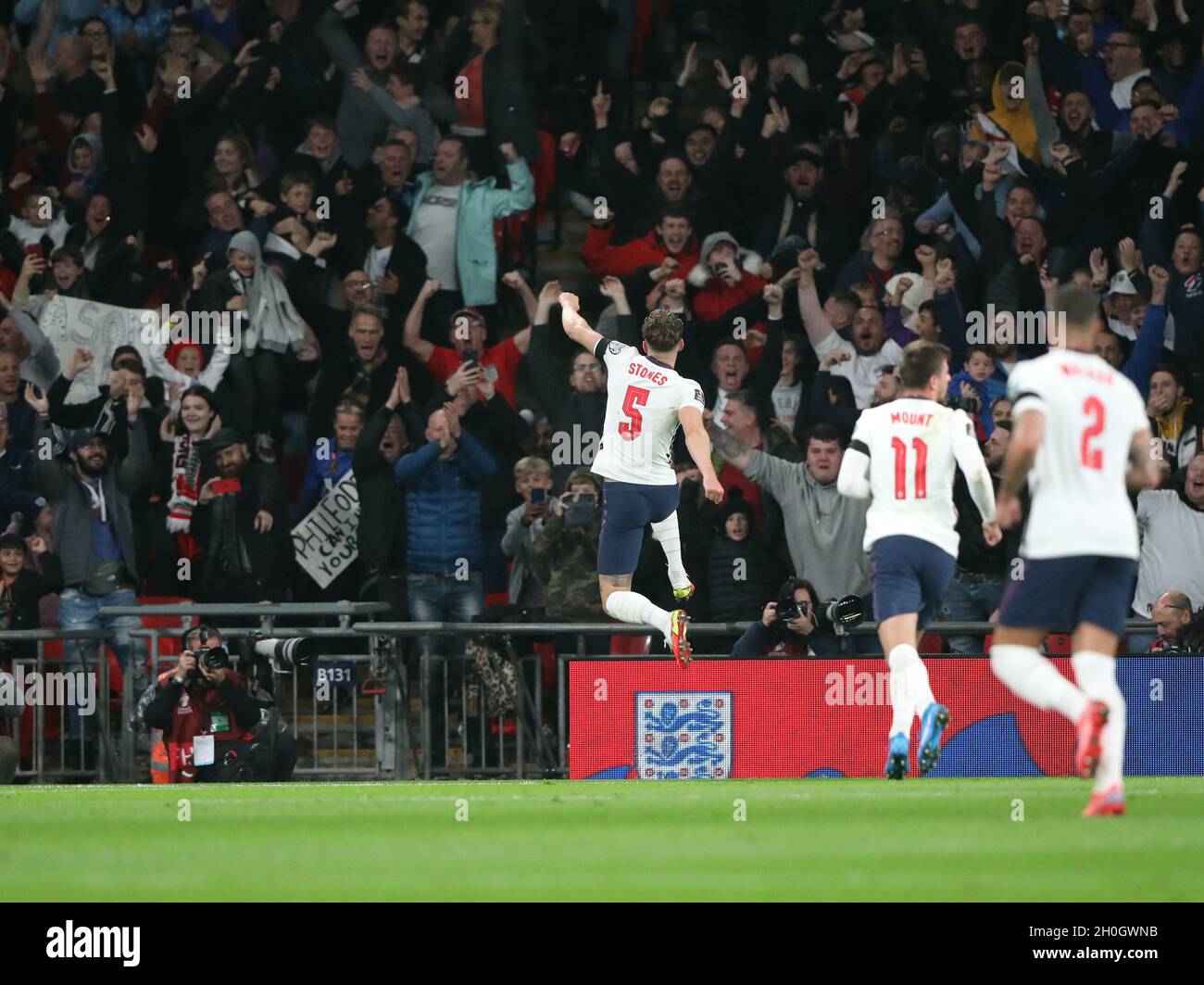 John stones goal hi-res stock photography and images - Alamy