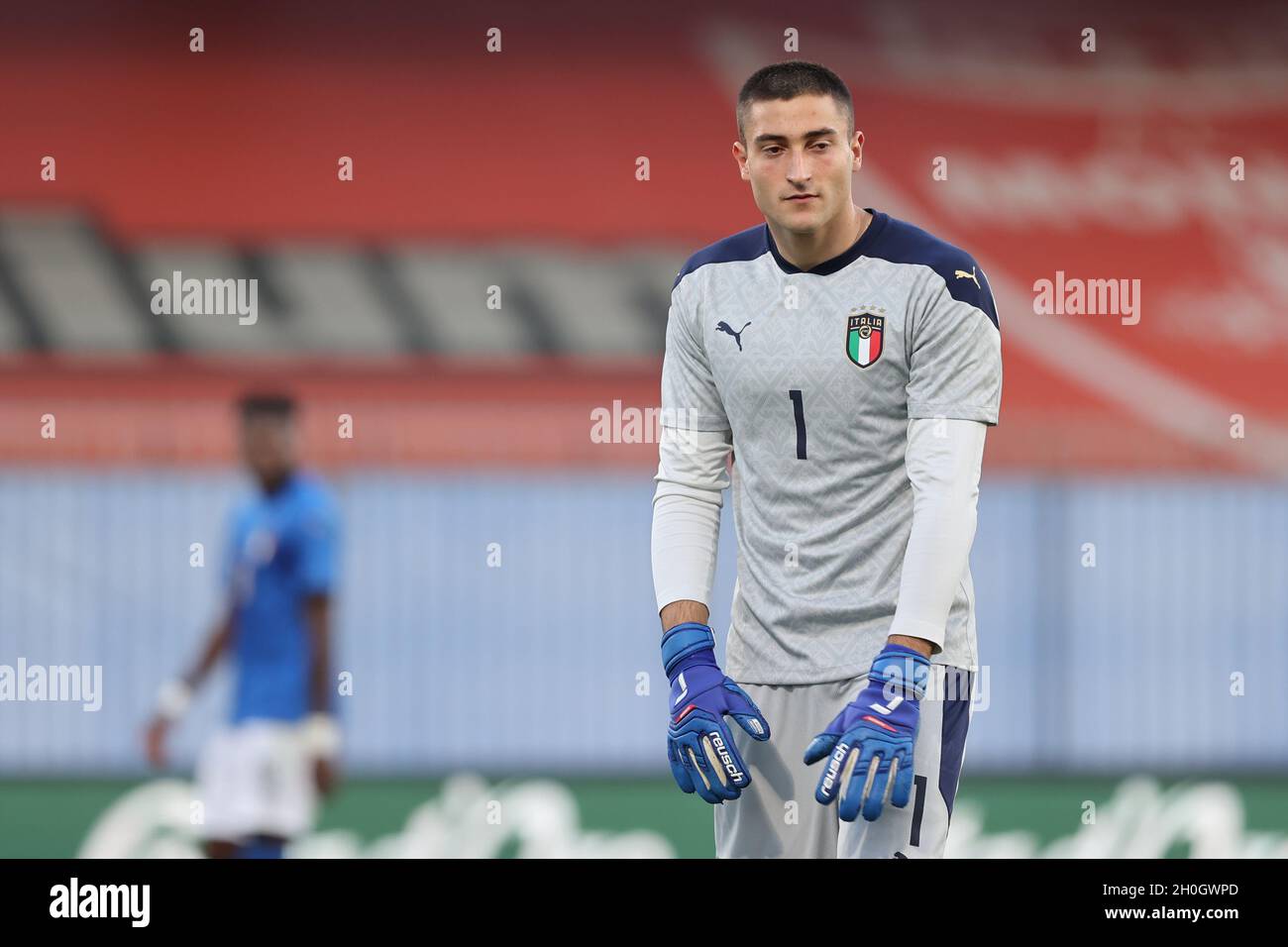 Monza, Italy on October 12, 2021, Stefano Turati of U21 Italy in action ...