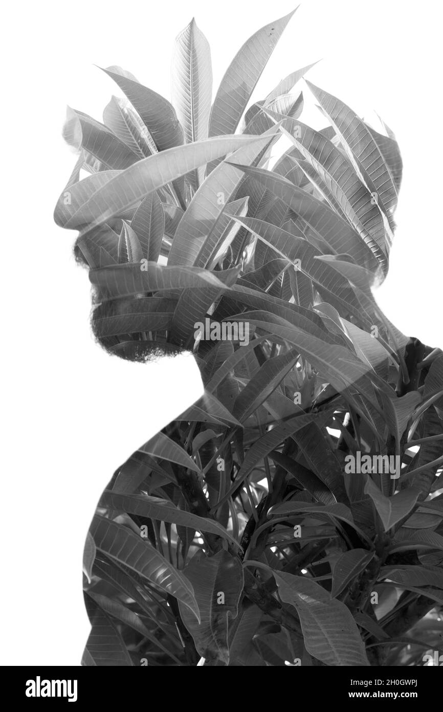 Dramatic collage Black and White Stock Photos & Images - Alamy