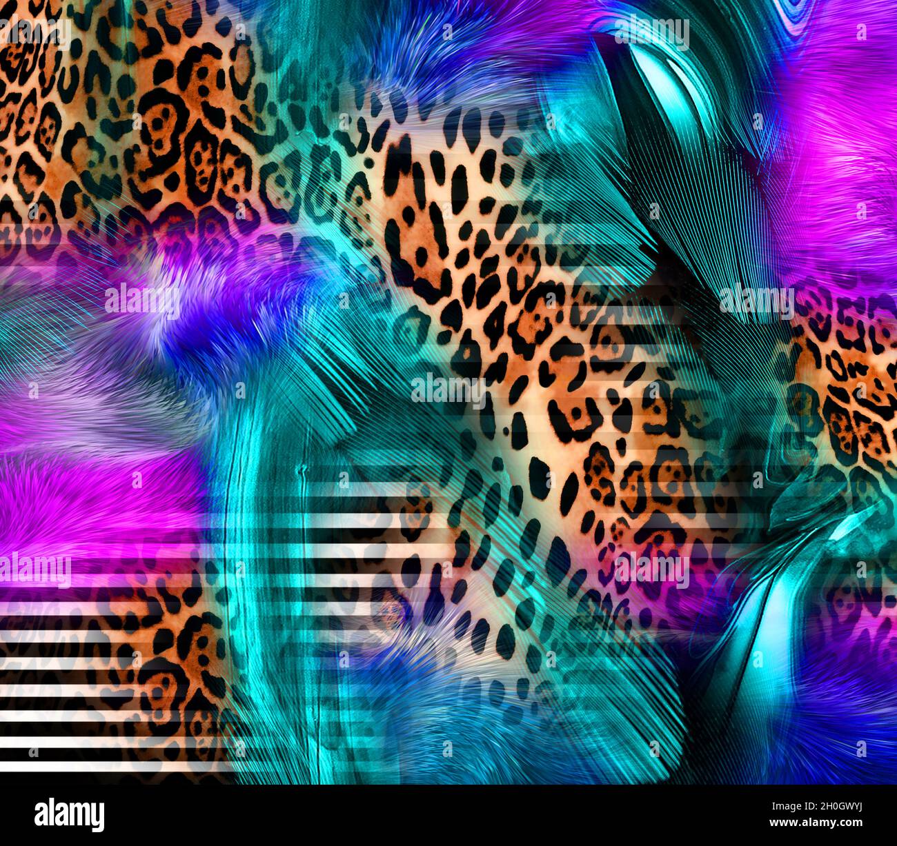 textile print patterns, modern mixed designs Stock Photo - Alamy