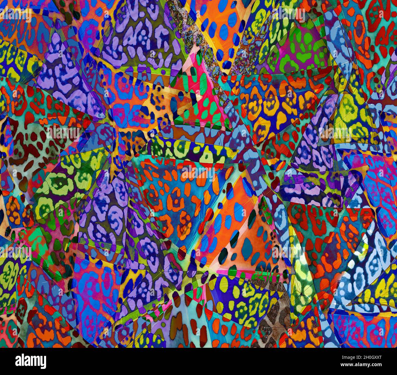 textile print patterns, modern mixed designs Stock Photo - Alamy