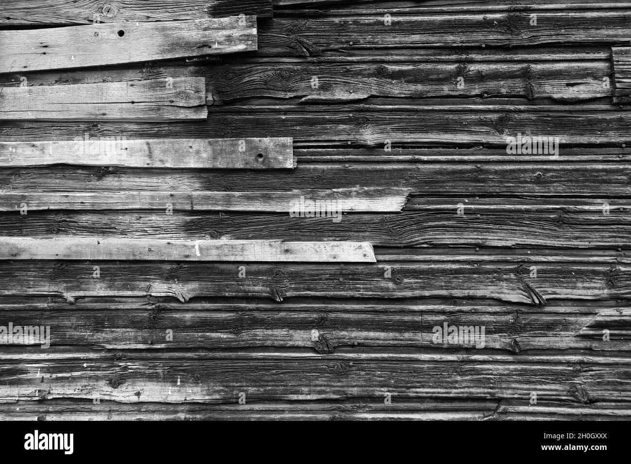 Old black and white rustic dark wooden planks texture - wood timber ...