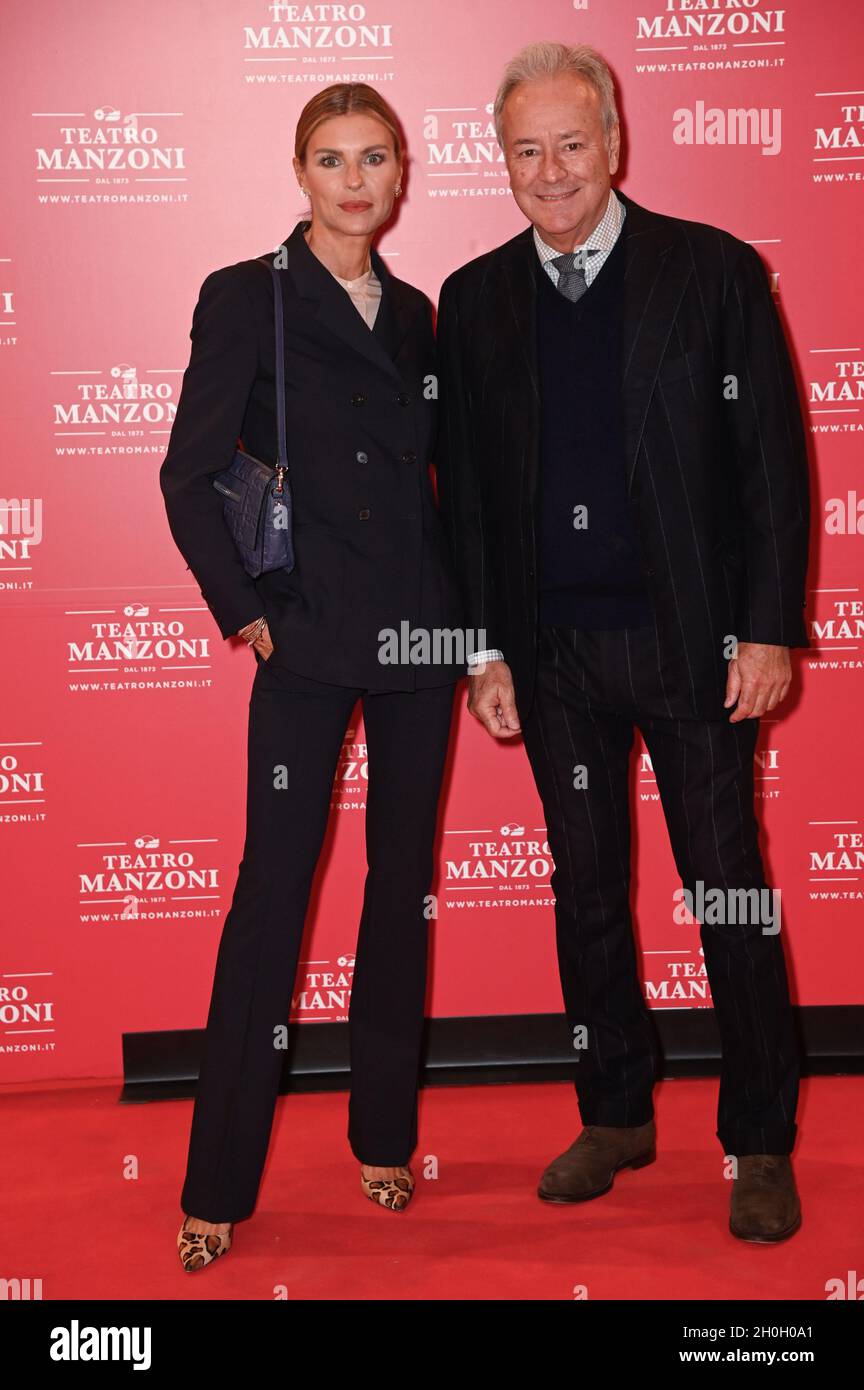 Milan, Italy. 12th Oct, 2021. Milan, Teatro Manzoni Red Carpet First ...