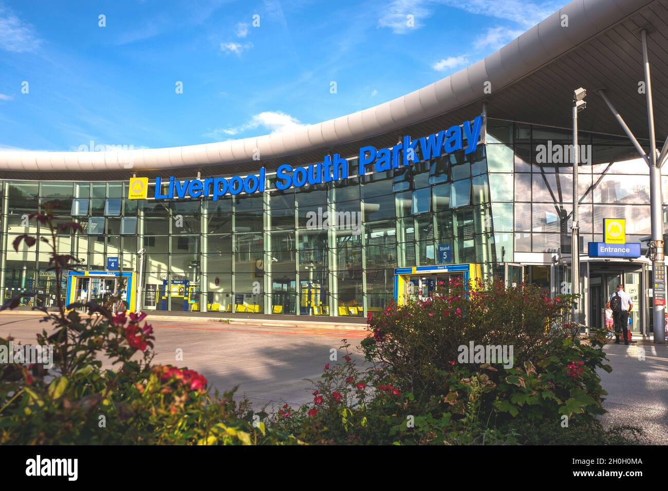 Liverpool South Parkway train station, Picture date: Thursday August 6 ...