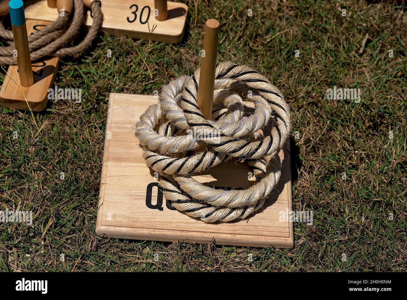 Quoits grass hi-res stock photography and images - Alamy