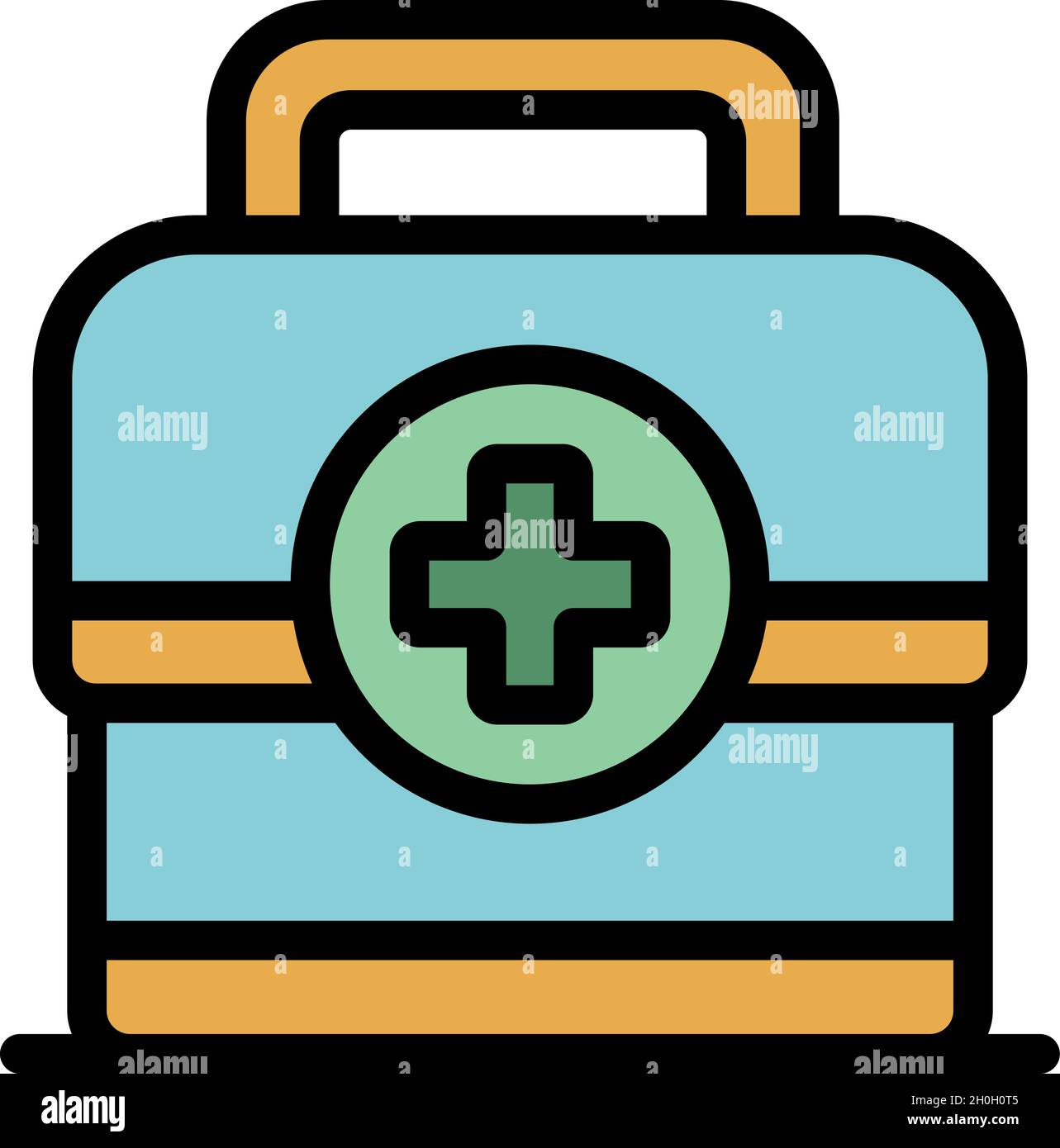Sport doctor first aid kit icon. Outline sport doctor first aid kit ...